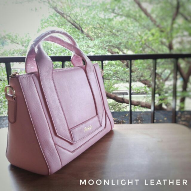 กระเป๋าหนังแท้ Moonlight รุ่น Veronica แท้ 100% พร้อมถุงผ้าและใบรับ ...