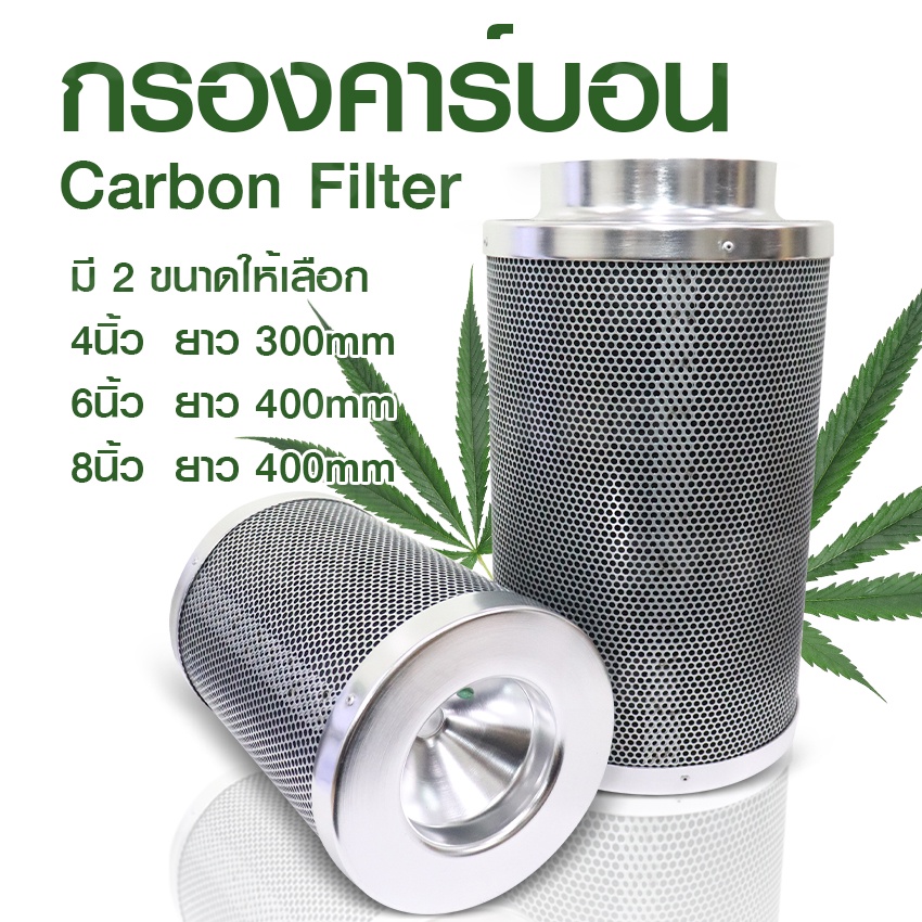 Systano (ส่งจากไทย) กรองคาร์บอน กรองกำจัดกลิ่น 4,6,8 นิ้ว carbon filter ...