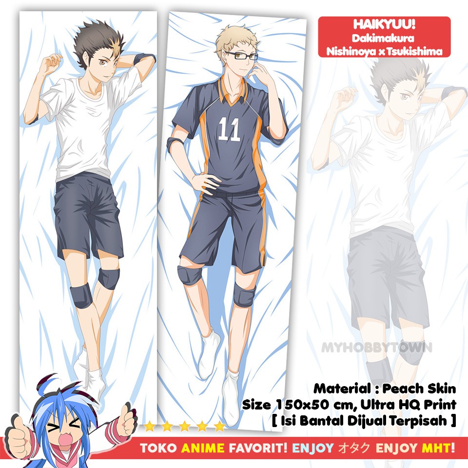 ปลอกหมอนอนิเมะ Dakimakura Haikyuu :shima Kei Tsuki Nishoya Yu Karasuno ...