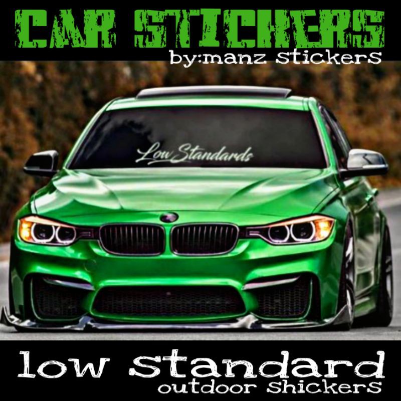 Low STANDARD / สติ๊กเกอร์รถยนต์ | Shopee Thailand