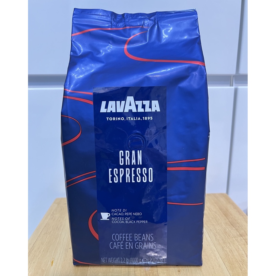 เมล็ดกาแฟ เม็ดกาแฟคั่ว Lavazza Whole Bean Coffee Blend Bag ขนาด 1000 ...