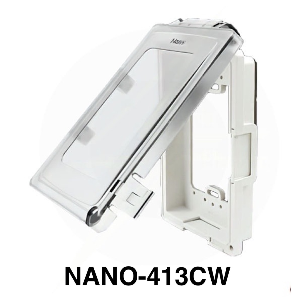 NANO หน้ากากกันน้ำ IP54 ฝาครอบกันน้ำ ฝากันน้ำ กันน้ำ ฝาครอบแผงหน้ากาก ...