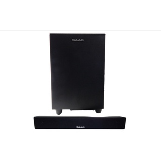 Saag Sound bar TV Speaker (ลำโพงซาวด์บาร์) รุ่นD 2.1 | Shopee Thailand