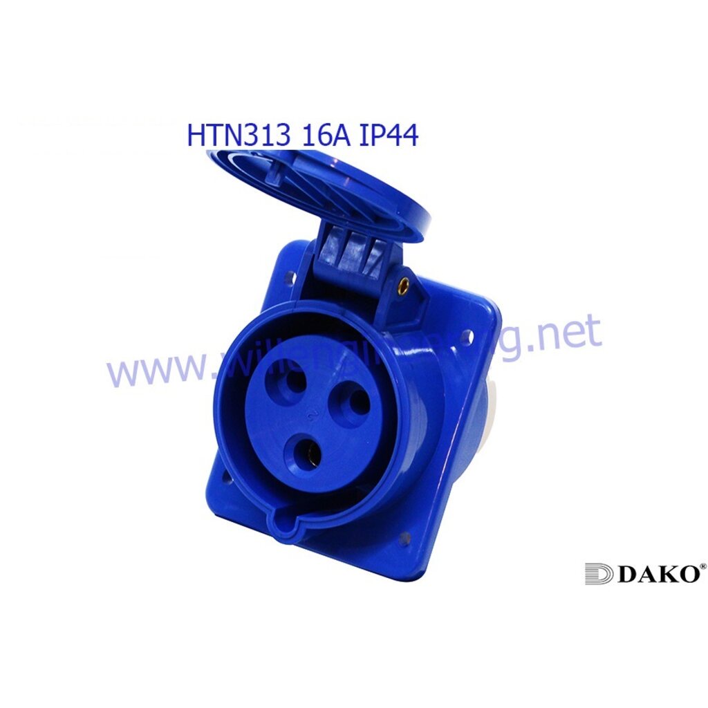 HTN 313 ปลั๊กตัวเมียฝังเฉียง 2P+E 16A 230V IP44 6h | Shopee Thailand