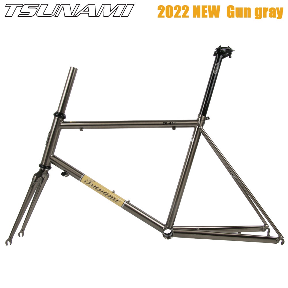 TSUNAMI Angel 451 Bicycle Frame 4130 Chrome Molybdenum Steel Small ...