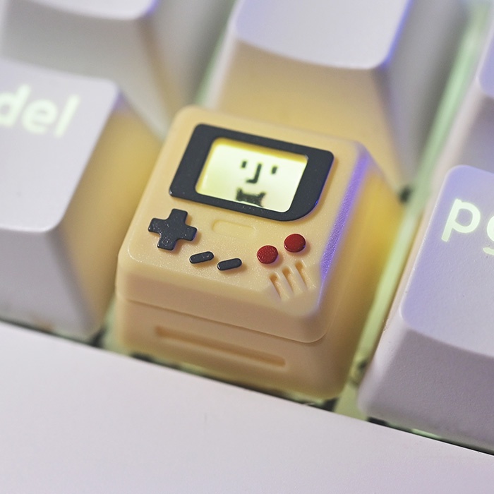 Retro K04 Keycap 3 In 1 Classic Light Transmissive วัสดุ ABS น่ารัก ...