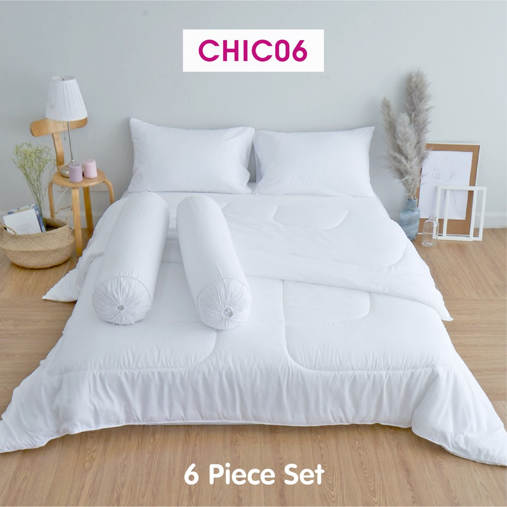 [ส่งฟรี] TULIP ชุดเครื่องนอน ผ้าปูที่นอน ผ้าห่มนวม รุ่นTULIP CHIC สีพื้น CHIC06 สัมผัสนุ่มสบาย ...