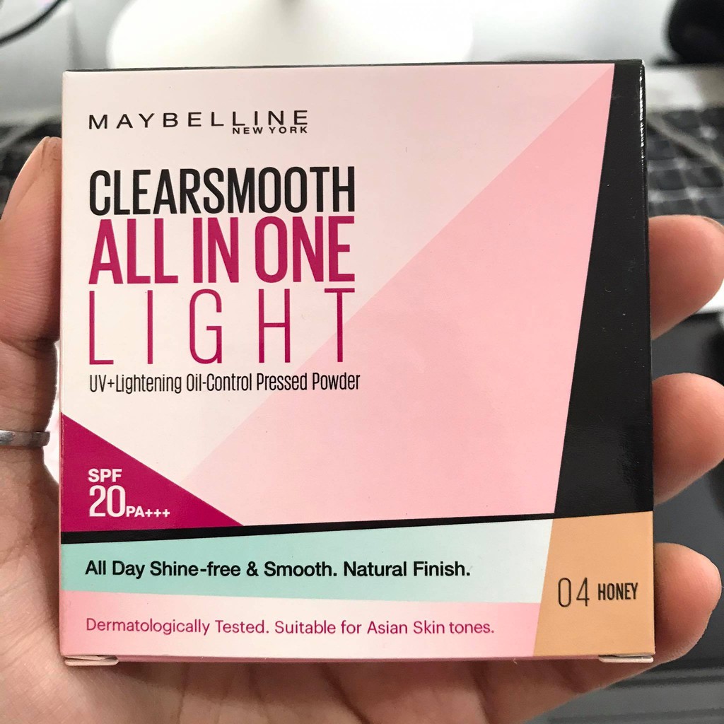 Maybelline clearsmooth all in one light spf 20 PA+++ 9g. ของแท้100% ...
