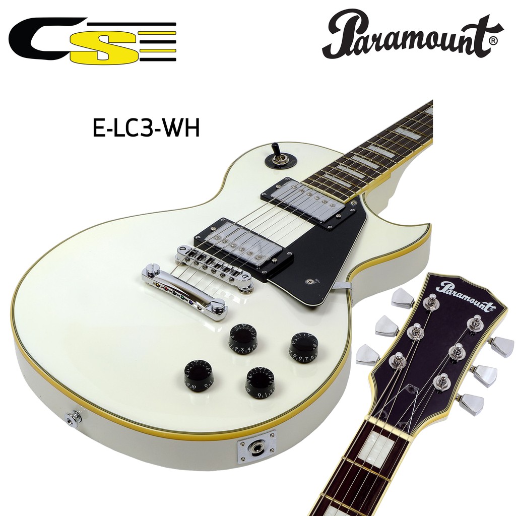 Paramount กีตาร์ไฟฟ้า ทรง Les Paul รุ่น ELS2 และ ELC3 + สาย D’addario ...