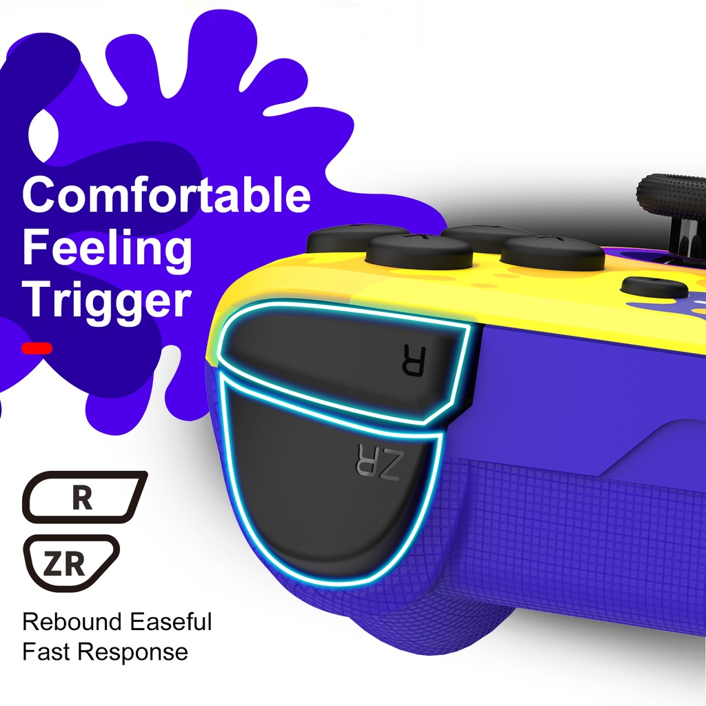 IINE อุปกรณ์ควบคุม แบบไร้สาย รองรับ NFC Amiibo สําหรับ Nintendo Switch ...