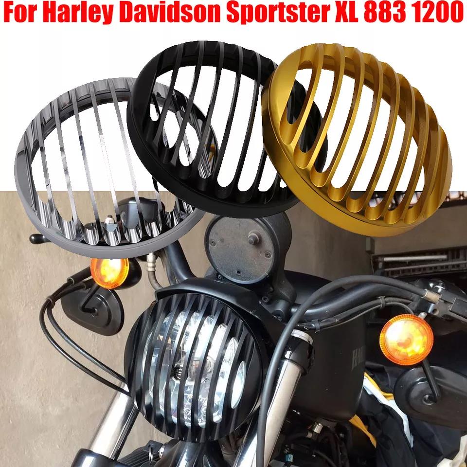 Motorcycle Headlight Grill Cover Grille Guard For Harley Davidson ...