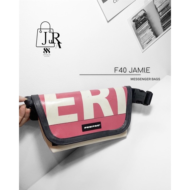 Freitag F40 JAMlE ขาวชมพุสุดเเรร์ สวยมากคะ มือ1 พร้อมส่ง | Shopee Thailand