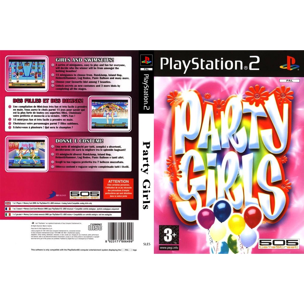 แผ่นเกมส์ PS2 Party Girls คุณภาพ ส่งไว (CD) | Shopee Thailand