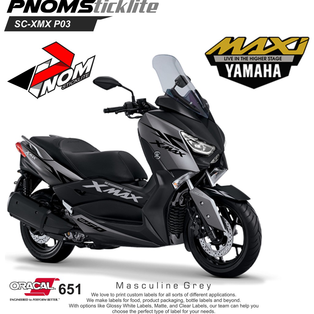 สติ๊กเกอร์ตัดปอก XMAX 250 SC XMAX - 1029 | Shopee Thailand