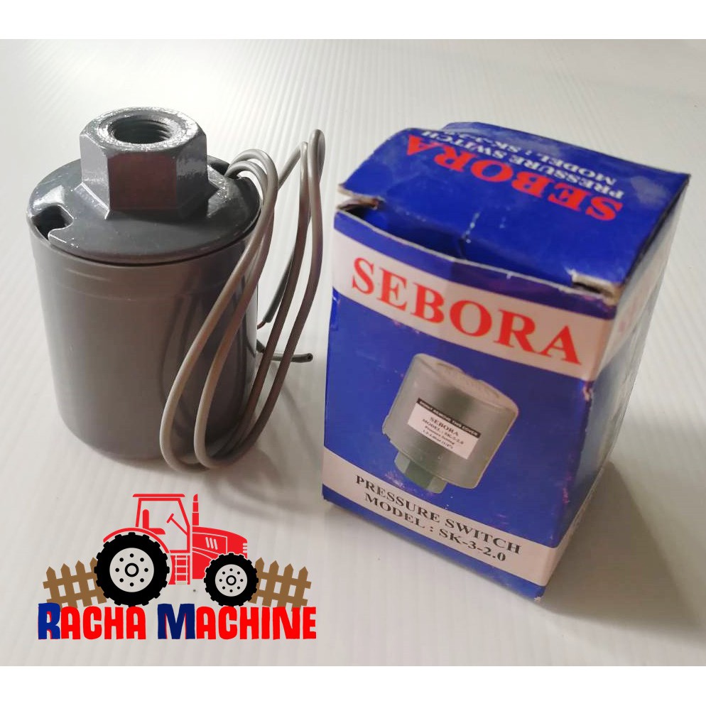 สวิทช์ออโต้ SEBORA เพรสเชอร์สวิทซ์แรงดันปั๊มอัตโนมัติ(2.2-3.0) 3/8”ใช้ ...