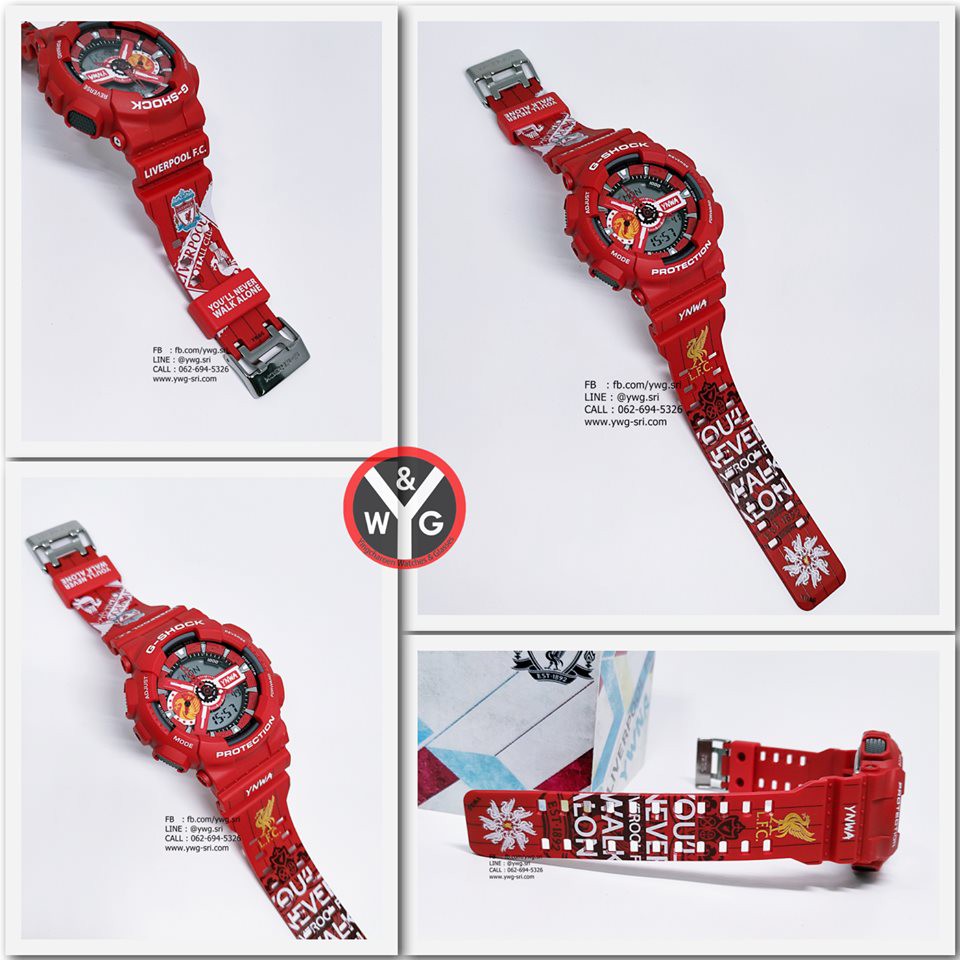 G-SHOCK Liverpool (GA-110) Set6 นาฬิกาข้อมือ กันน้ำ ดีไซน์สวย มีสไตล์ ...