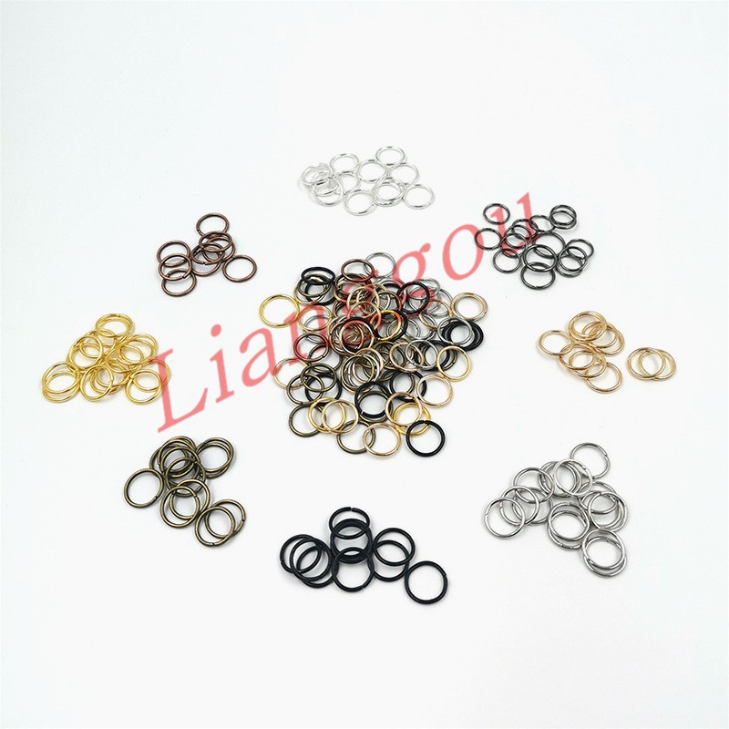 200pcs【ps196】pcsแหวนเชื่อมต่อสําหรับอุปกรณ์เสริม diy 200 ชิ้น/ชุด 4-10 ...