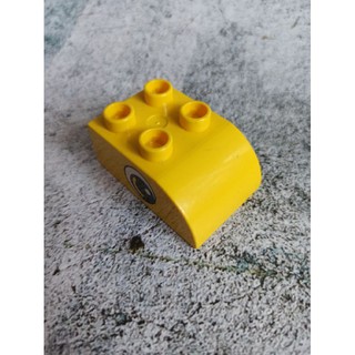 lego duplo eye yellow เลโก้ ดูโป้ บล็อกสี่เหลี่ยม ลูกตา ปาก สีเหลือง ...