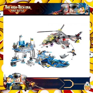 ตัวต่อ THE HIGH-TECH ERA FIRST BATTLE หน่วยตำรวจสู้กับคนร้านเกาะกลอง ...