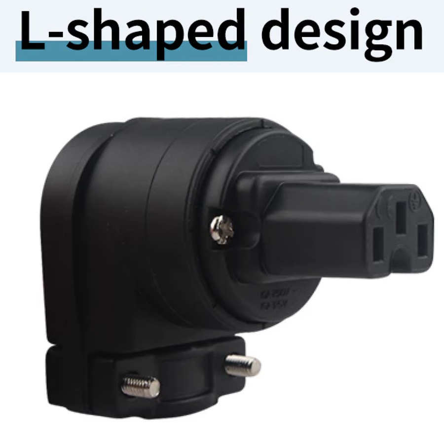 Xangsane ท้าย IEC แบบ L Shaped 15A Gold / Rhodium Plated audio grade ...