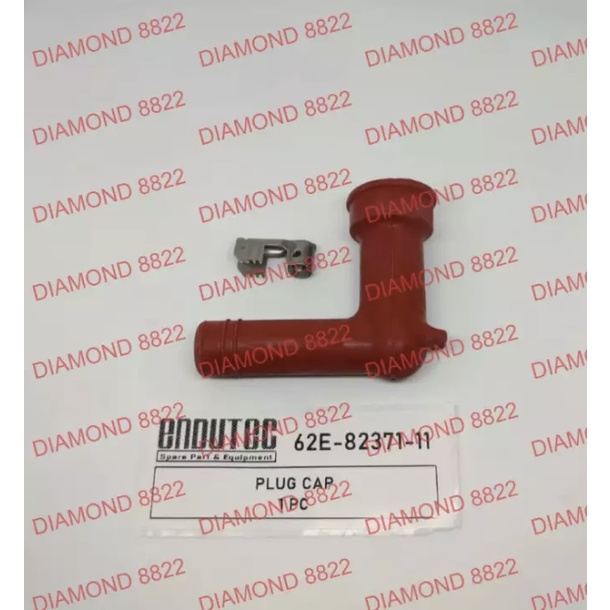 Merah MESIN PLUG CAP RED SPARK PLUG 15HP & 40HP (62E-8277-11) เครื่อง ...