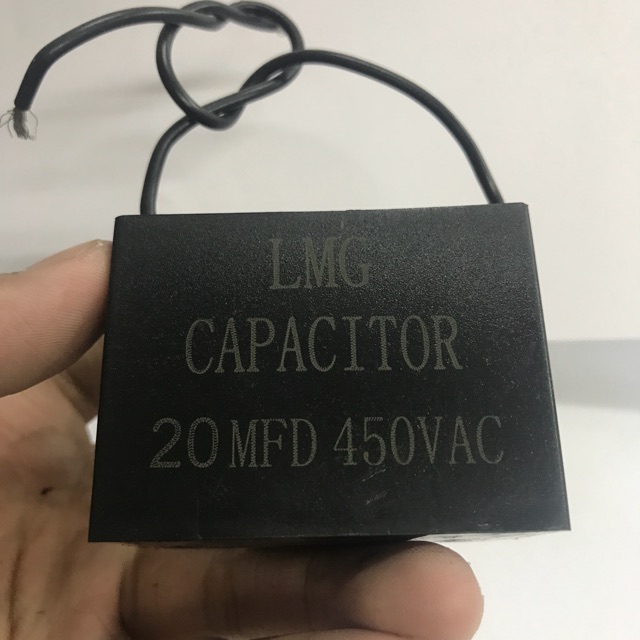 Capacitor LMG 20Mf 450V ( คาปาซิเตอร์ , แคป , แคปสตาร์ท , Cap Start ...