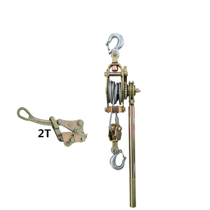 OKURA รอกสลิงพร้อมกริ๊ปสายไฟ - สลิง 1.5 TON RP-1506 รอกโยกสลิง รอกโยกสายไฟ | Shopee Thailand