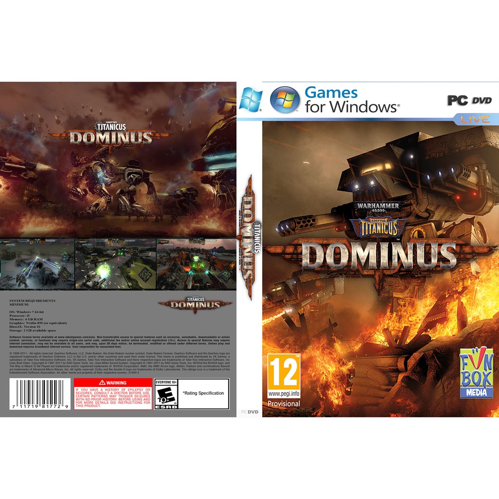 Warhammer 40,000 Adeptus Titanicus: Dominus PC GAME [ออฟไลน์ INSTALLATION] | Shopee Thailand