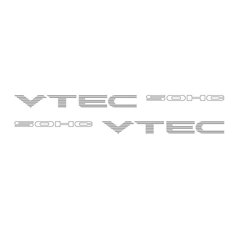 สติกเกอร์ VTEC SOHC & VTEC DOHC เกรดคุณภาพ ตรงรุ่น EG EK ขนาดเป๊ะ วัด ...