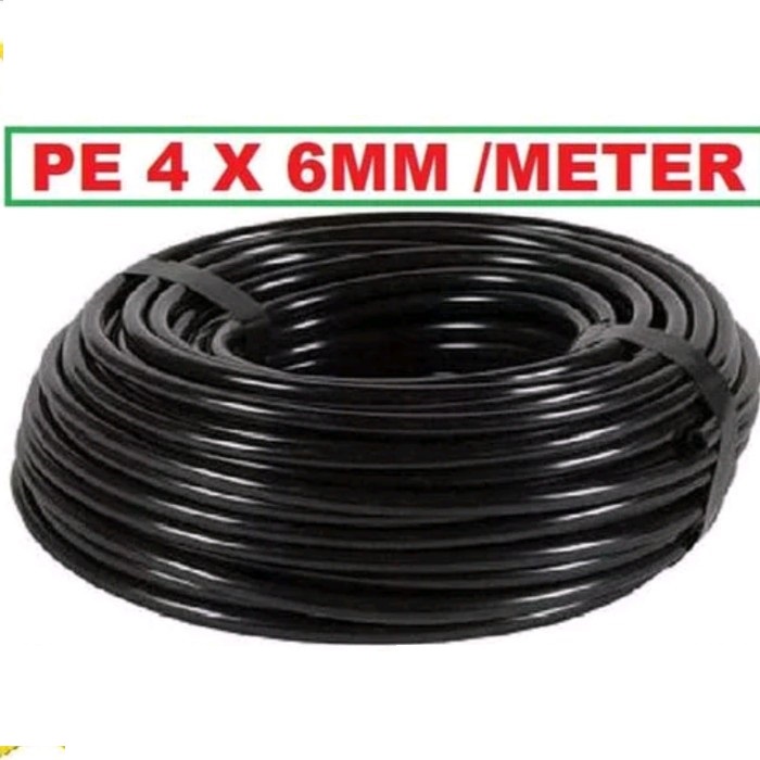 ท่อ PE 4mm x 6mm สาย PE 6mm (ราคาต่อเมตร) | Shopee Thailand