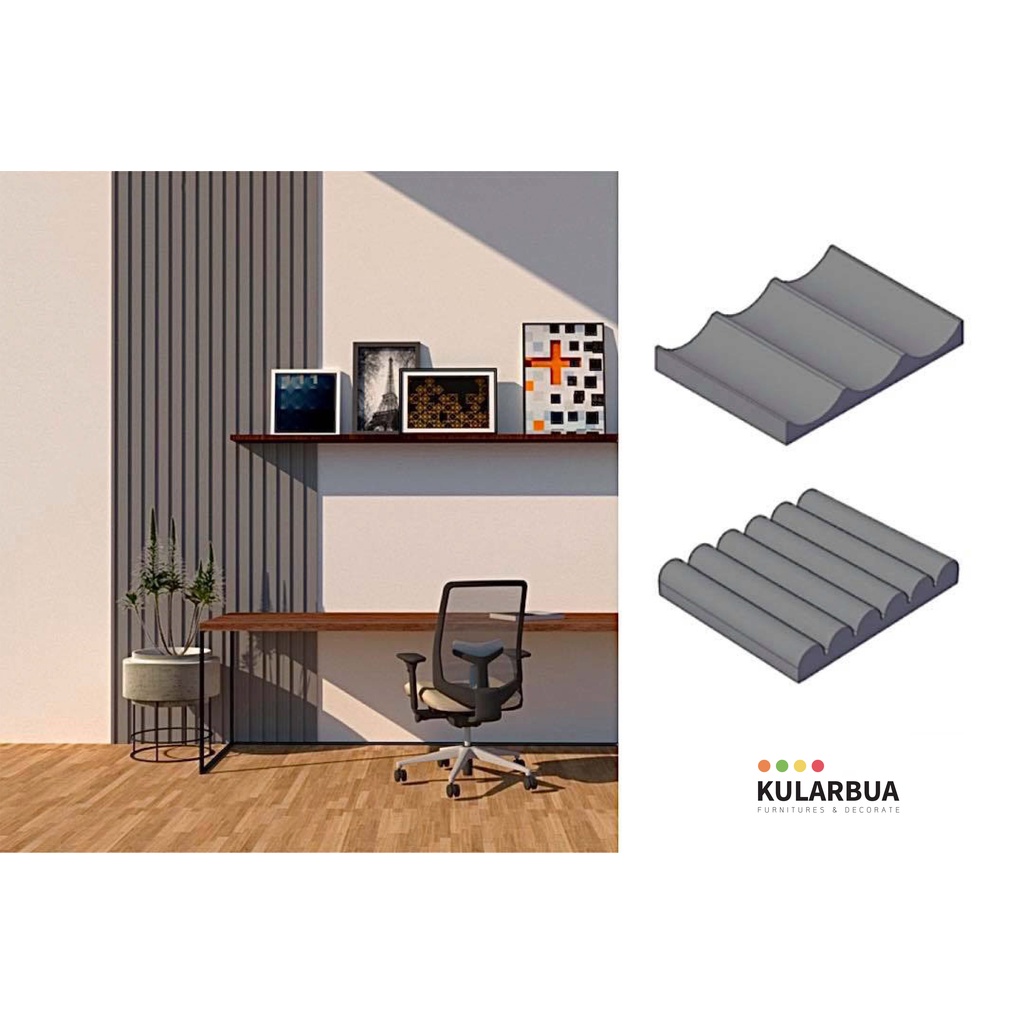 ผนังตกแต่ง 3D panel Hmr | Shopee Thailand