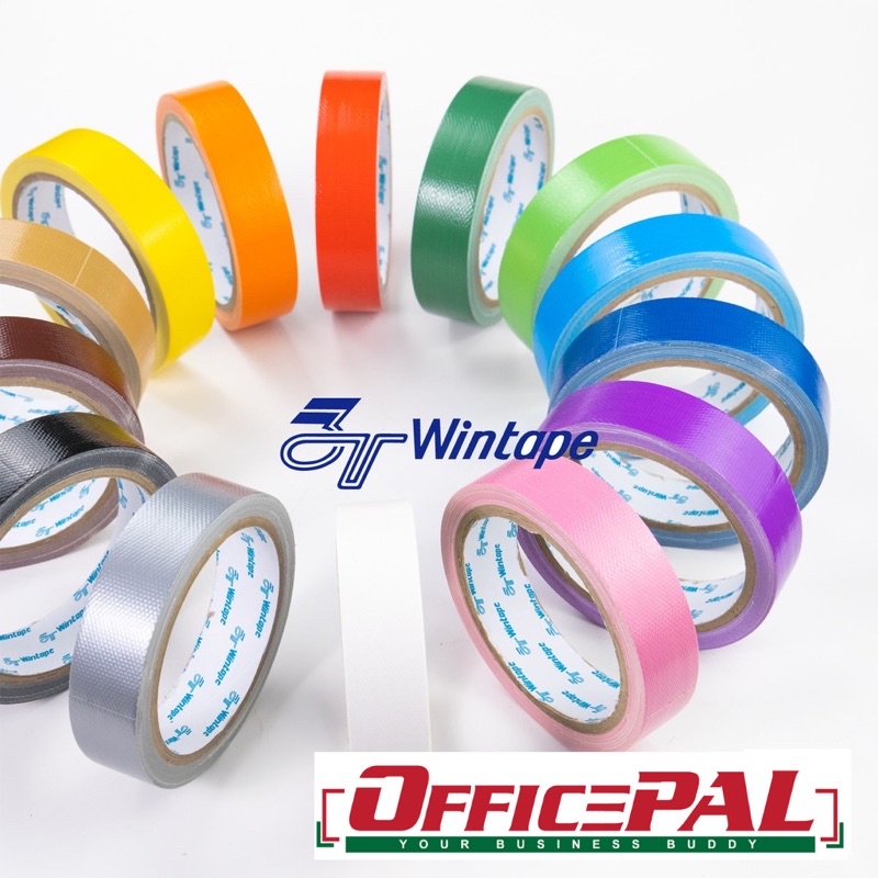 Wintape วินเทป เทปผ้า เทปกาวผ้า มี 14 สี หน้ากว้าง 1 / 1.5 / 2 นิ้ว ยาว ...