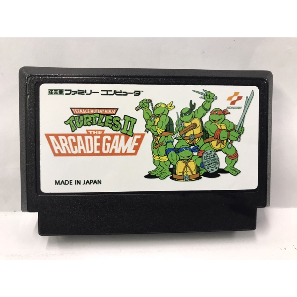 ตลับ FC Teenage Mutant Ninja Turtles II - The Arcade Game (ตลับ Repro) เปิดโหมด Options แล้ว ...