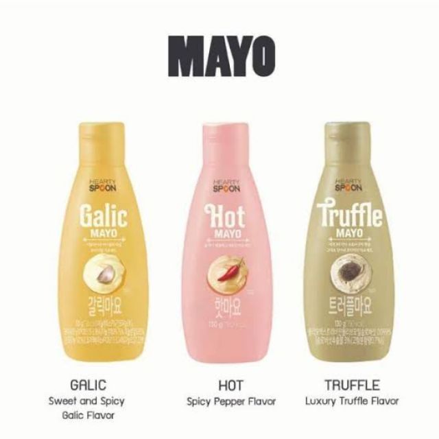 พร้อมส่ง 마요네즈 มายองเนสเกาหลี Hearty Spoon Mayo 130 g | Shopee Thailand
