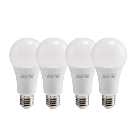 [พร้อมส่ง] HomeDoDee หลอด LED EVE SUPER SAVE 13 วัตต์ WARMWHITE E27 แพ็ก 4 ชิ้น หลอดไฟ LED ...