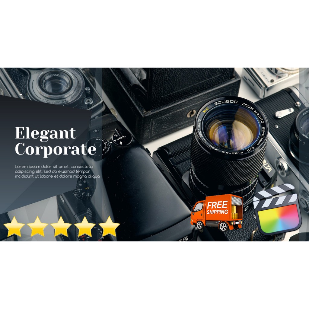 Elegant Corporate Clean PresentationTutorial Final Cut Pro X FCPX M1 ...