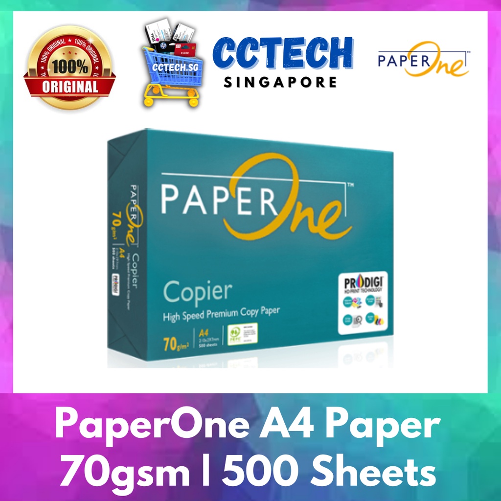 Paperone A4 Paper 70gsm กระดาษเครื่องถ่ายเอกสารระดับพรีเมียมความเร็วสูง ...