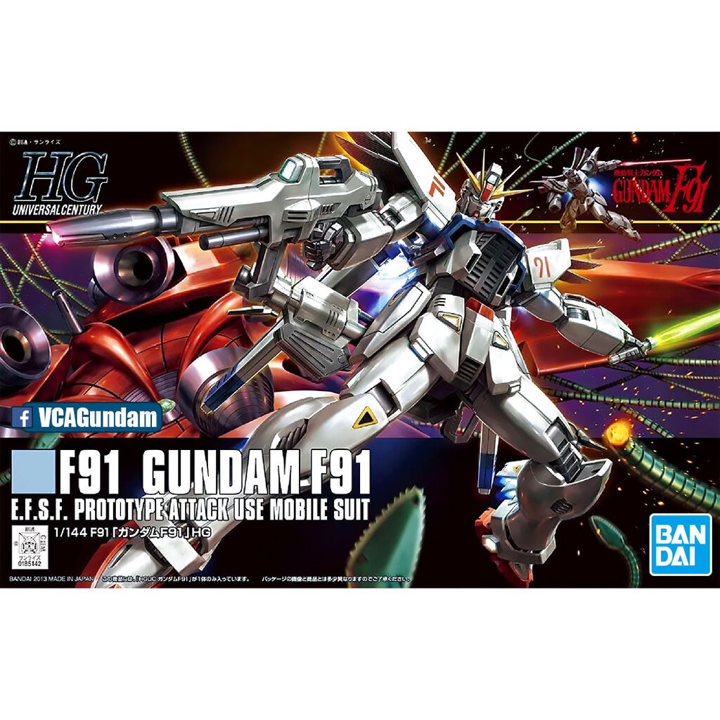 VCA ⭐️ BANDAI GUNPLA HIGH GRADE UNIVERSAL CENTURY HGUC HG 1/144 GUNDAM F91 ประกอบ หุ่นยนต์ โมเดล ...