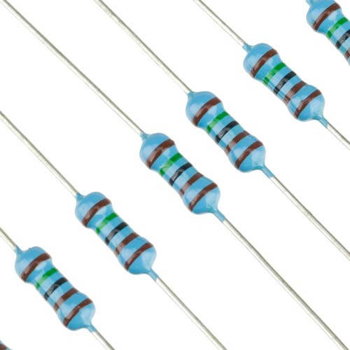 (35ตัว) 120R , 120 OHM , 120โอห์ม 1/4Watt Metal Flim resistors 1% รีซิส ...