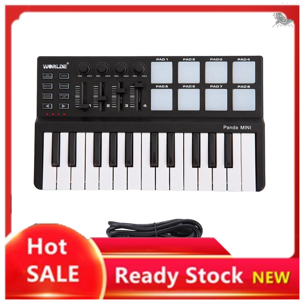 ☀ Worlde Panda Mini 25-Key USB คีย์บอร์ดและกลอง | Shopee Thailand