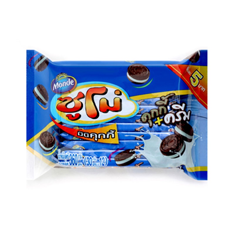 ซูโม่ มินิคุกกี้ใส้ครีม ขนาด 30กรัม ยกแพ็ค 12ซอง SUMO MINI COOKIES ...