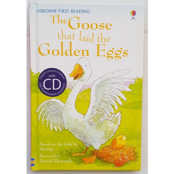 The Goose that laid the golden eggs with CD Audio เหมาะสำหรับน้อง ...