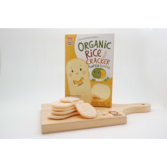 ขนมเด็ก Apple Monkey Organic Rice Cracker / Multi puff/ Yogurt Rice ...