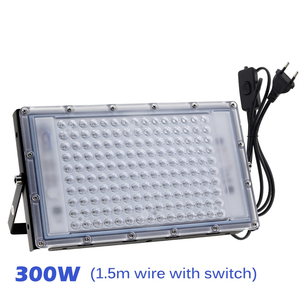 UV DJ disco light หลอดไฟ UV ไฟปลูกต้นไม้ 50W 100W 300W 395NM กันน้ำ สปอร์ตไลท์ LED Grow Light ...