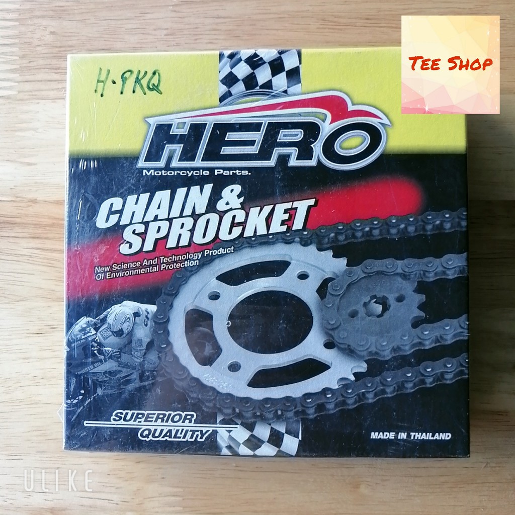 ชุดโซ๋สเตอร์ HERO รุ่น อาร์ซี100 ( CHAIN & SPROCKET RC100 BY HERO ...