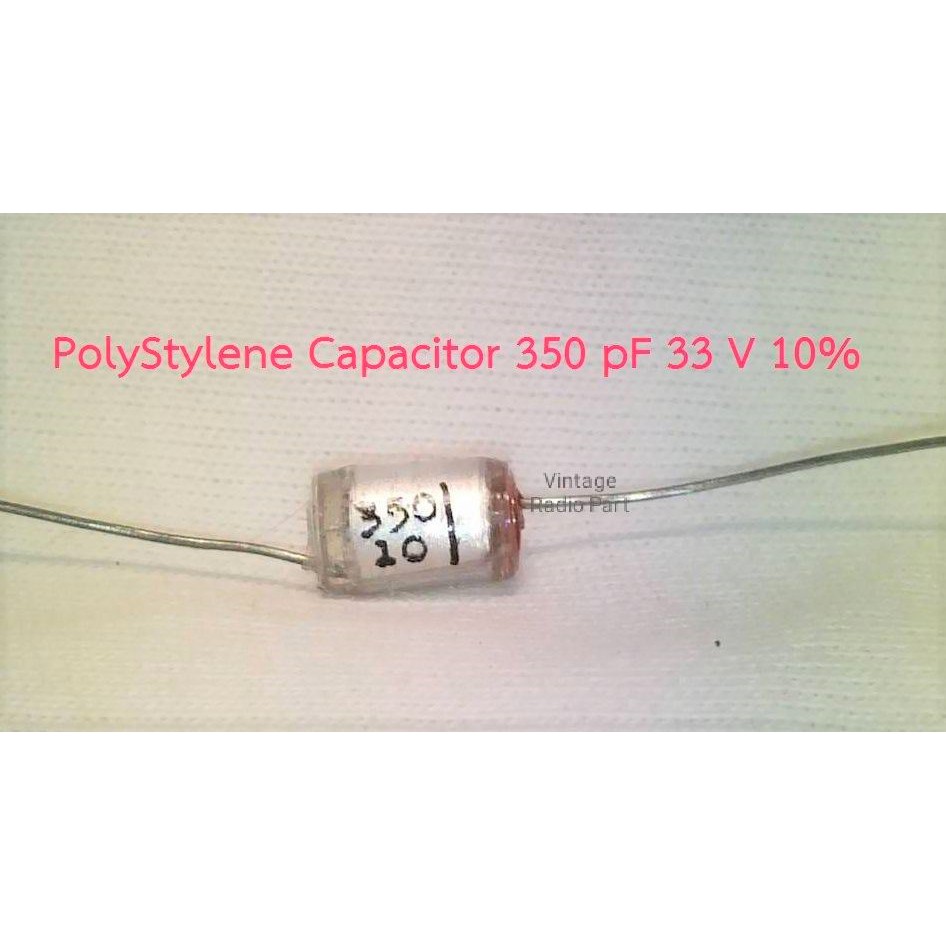 350pf 33v Polystyrene Capacitor ซีใส (ราคาต่อชิ้น) | Shopee Thailand