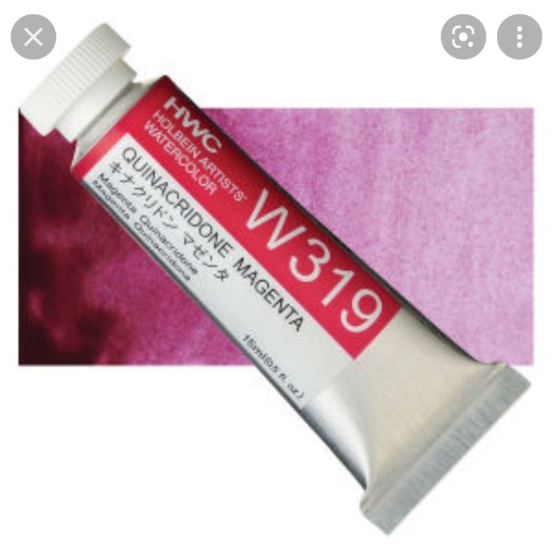 Quinacridone magenta (W119/W319/WW119) Series C ขนาด 5ml/15ml/60ml สีน้ำ โฮลเบน Holbein Artist ...