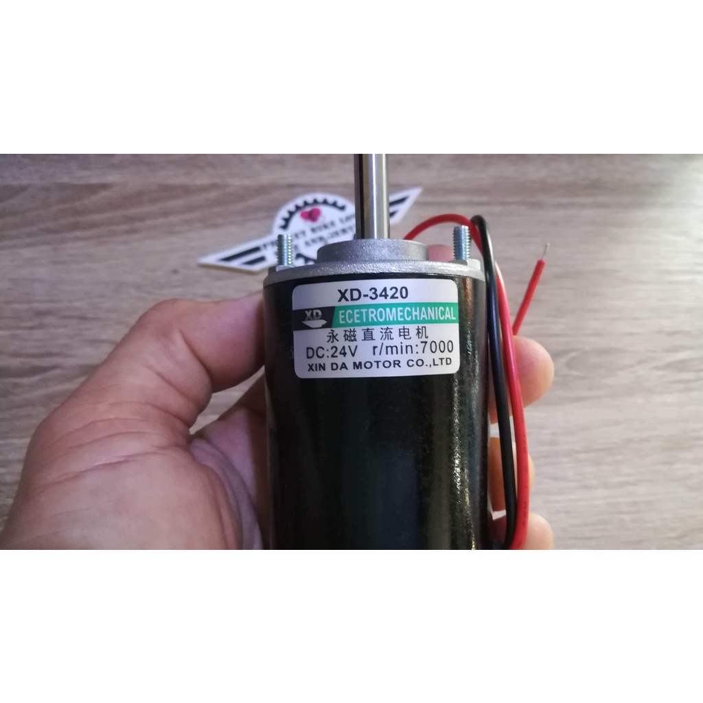 มอเตอร์ DC ความเร็วสูง XD-3420 มี 2 แบบ 12V และ 24V High Speed Electric ...