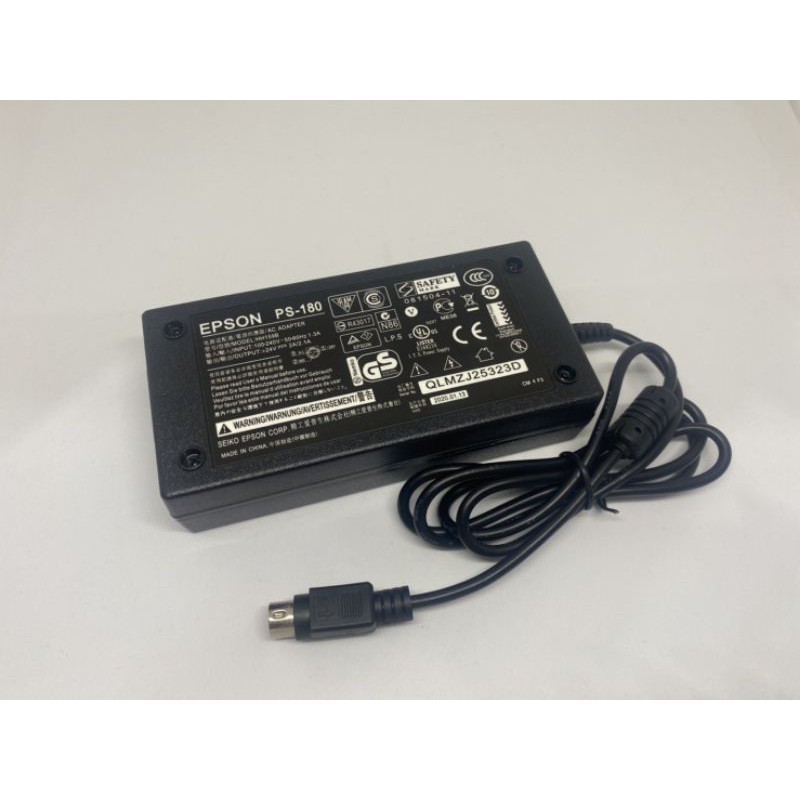 Adapter EPSON POS Printer PS-180 24V 2.1A 3Pin เกรดแท้ แถมฟรีสาย AC ...