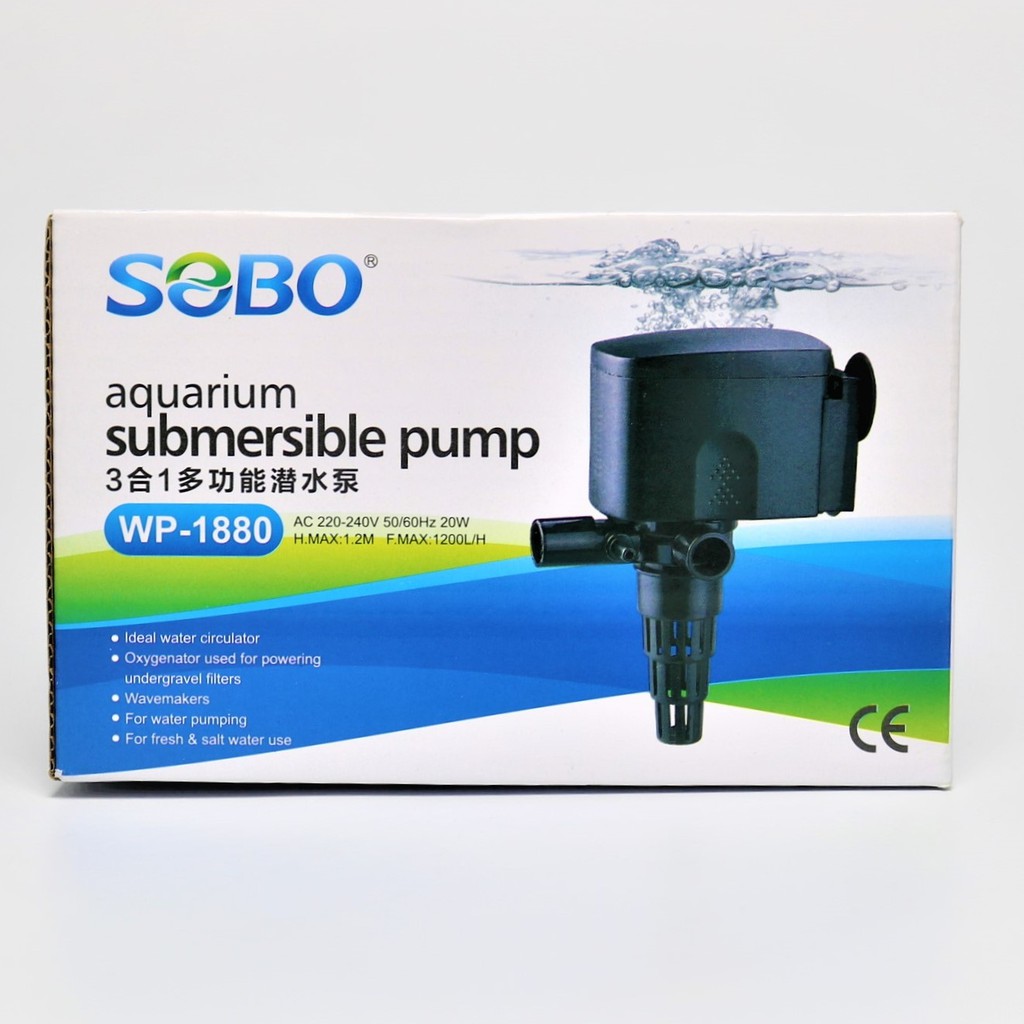 ปั๊มน้ำตู้ปลา SOBO WP-880, WP-1880, WP-2880, WP-3880, WP-4880 | Shopee ...